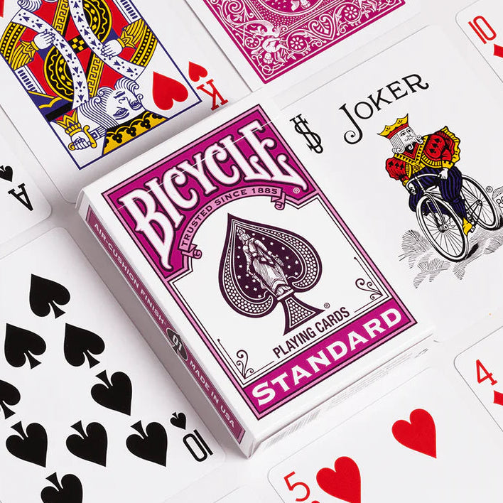 Bicycle® Rider Back (Colour Series 1 Berry) Playing Cards – The Sleight Co.